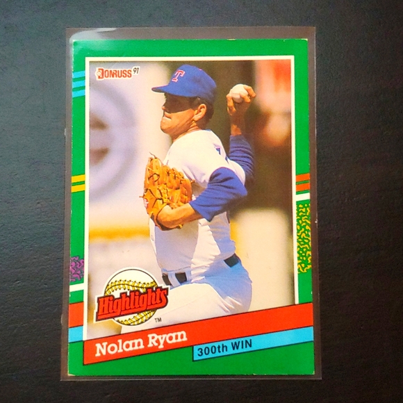 Other | Nolan Ryan Donruss 1991 30th Win 3x Error Card Mlb Baseball ...
